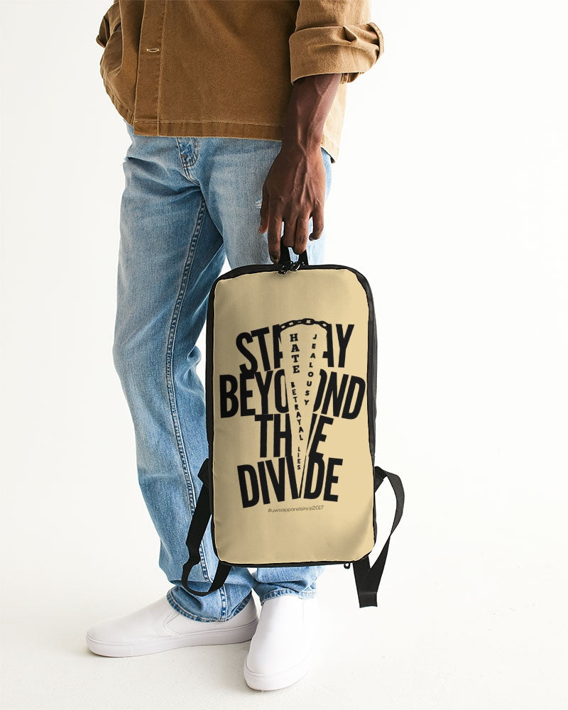 STAY BEYOND THE DIVIDE Slim Tech Backpack – Urban Wall Street TIME ...